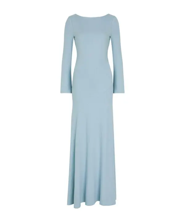 REFORMATION Florence Knit Maxi Dress - Blue