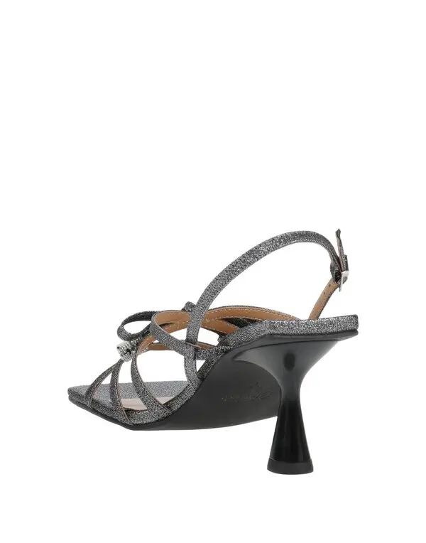 GANNI Embellished Slingback High Heel Sandals