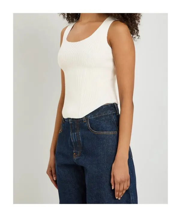 Alaïa Corset-style Fine-knit Vest