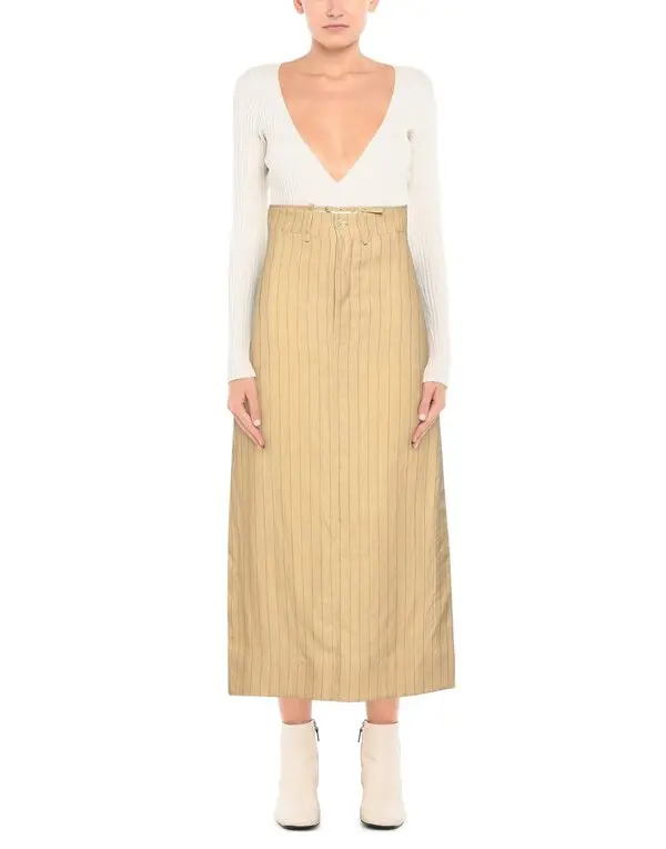 Jacquemus Striped Woven Maxi Skirt