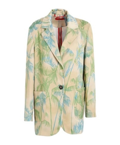 MAXCO. Max&co. Single-breasted Tropical Print Blazer