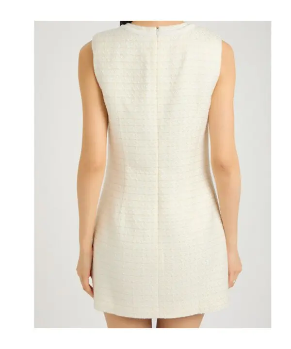 SELF-PORTRAIT Embellished Bouclé Mini Dress