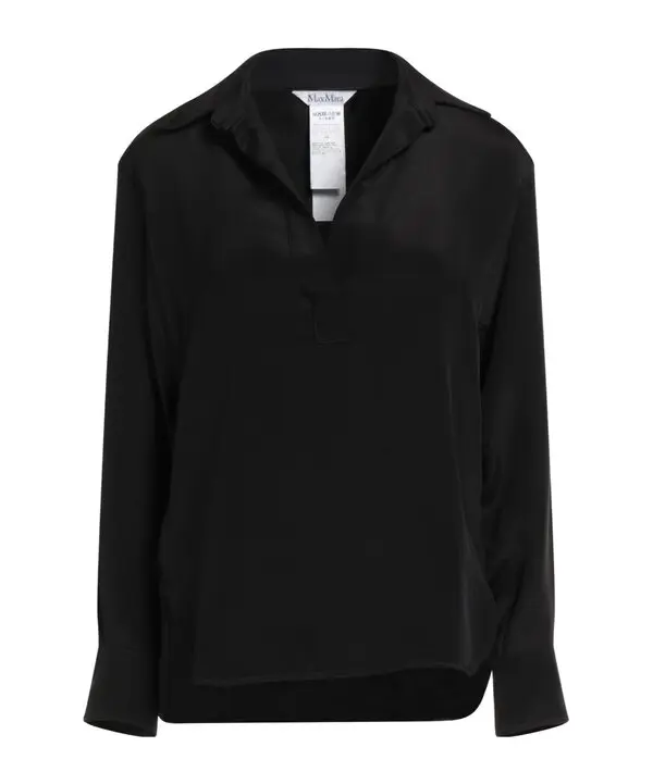 Max Mara Long-sleeved V-neck Cover-up