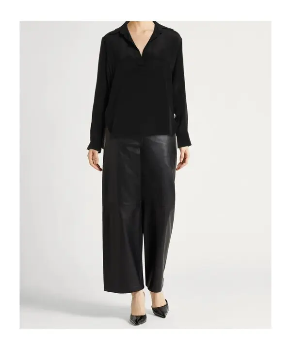 Max Mara Long-sleeved V-neck Cover-up