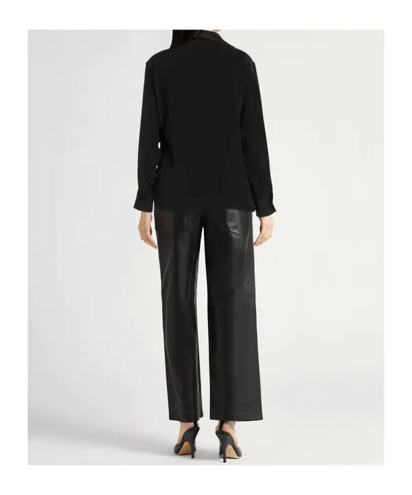 Max Mara Long-sleeved V-neck Cover-up