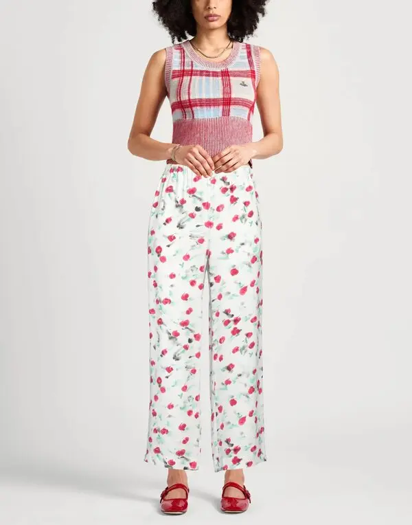 Marni Floral Print Wide-leg Trousers