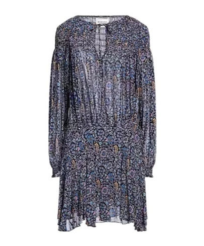 Isabel Marant Étoile Floral Print Crepe Mini Dress
