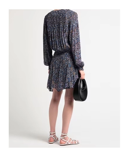 Isabel Marant Étoile Floral Print Crepe Mini Dress