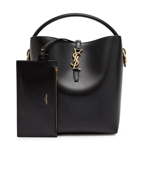 Saint Laurent Le 37 Small Leather Bucket Bag
