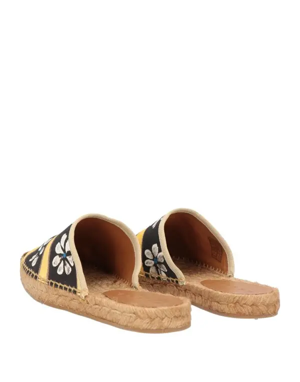Marni Floral Canvas Hemp Sole Sandals