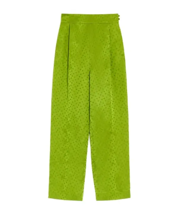Valentino Garavani Polka Dot Jacquard Casual Pants