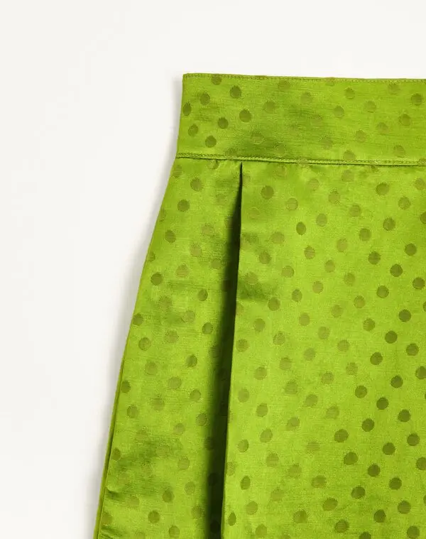 Valentino Garavani Polka Dot Jacquard Casual Pants