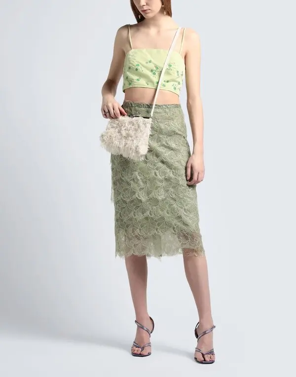 GANNI Floral-print Cropped Top