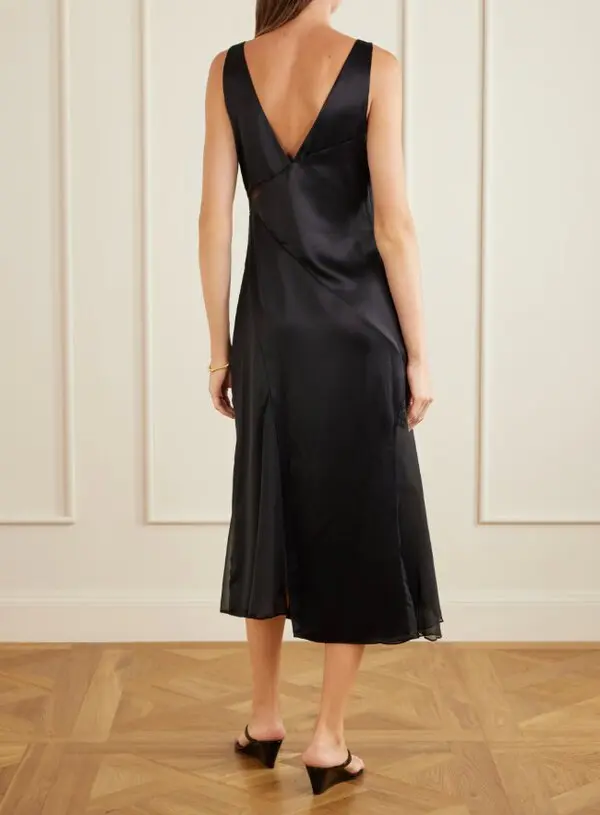 SIR. Ingrid V-neck Midi Dress