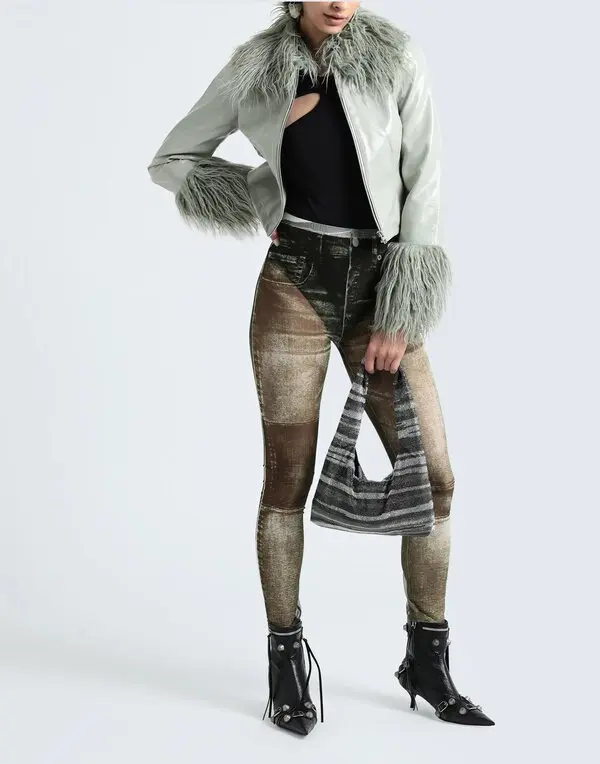 MAISON MARGIELA Two-tone Stretch Tulle Pants