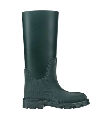 Burberry Tall Round Toe Chunky Heel Boots