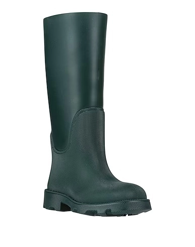 Burberry Tall Round Toe Chunky Heel Boots
