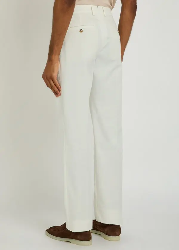 TOD'S Straight-leg Cotton Trousers