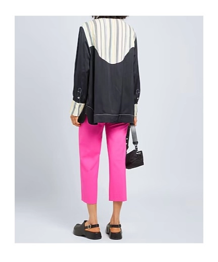 GANNI Long Sleeve Printed Shirt