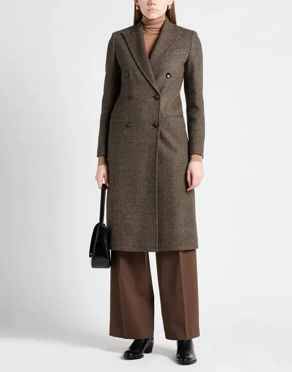 Max Mara Herringbone Double-breasted Coat