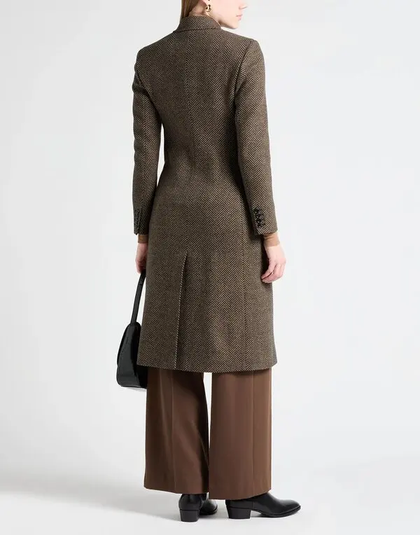 Max Mara Herringbone Double-breasted Coat