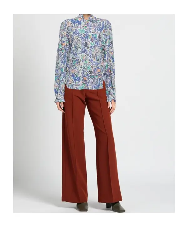 Isabel Marant Étoile Printed Long-sleeved Cover-up