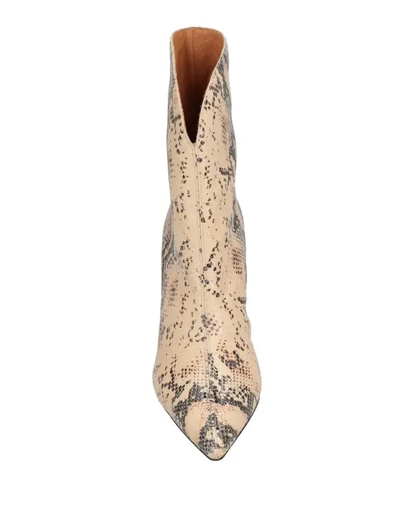 Isabel Marant Étoile Snakeskin Print Ankle Boots