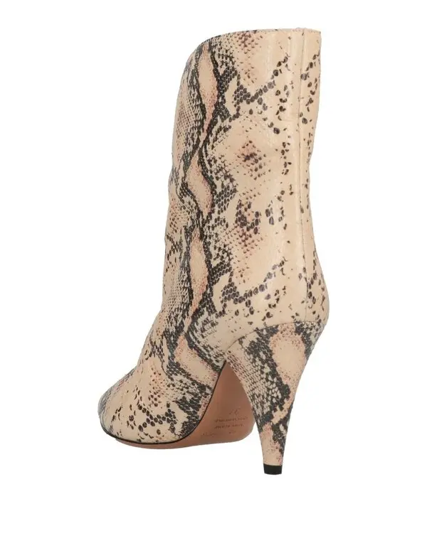 Isabel Marant Étoile Snakeskin Print Ankle Boots