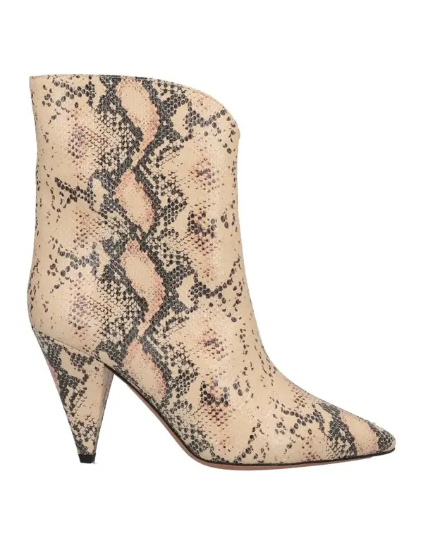 Isabel Marant Étoile Snakeskin Print Ankle Boots