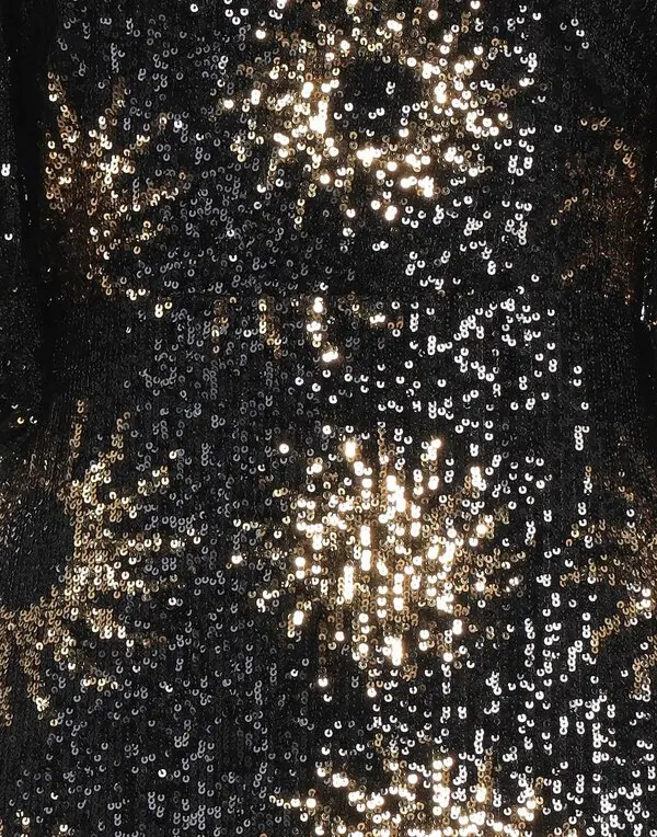 Farm Rio Sequin Round Neck Mini Dress