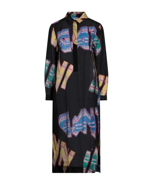 GANNI Long Sleeve Dress