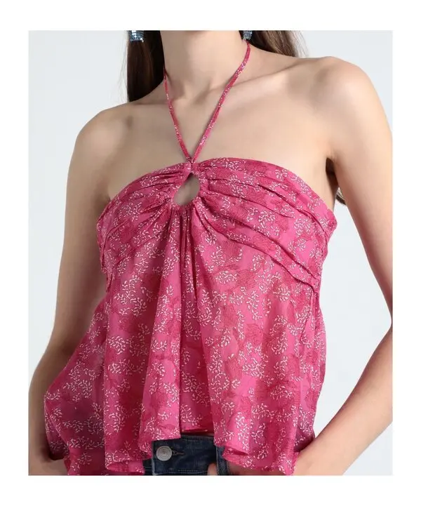 Isabel Marant Étoile Floral Print Halter Neck Camisole