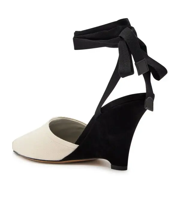 Jacquemus Les Espadrilles 80 Canvas Wedge Sandals