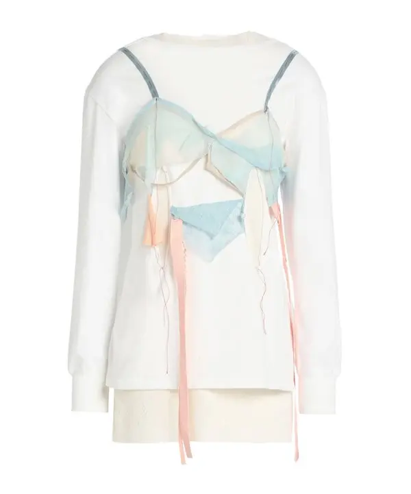 MAISON MARGIELA Multicolor Long-sleeve T-shirt - White