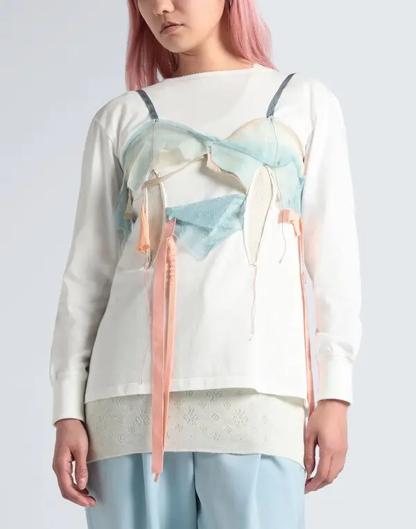 MAISON MARGIELA Multicolor Long-sleeve T-shirt