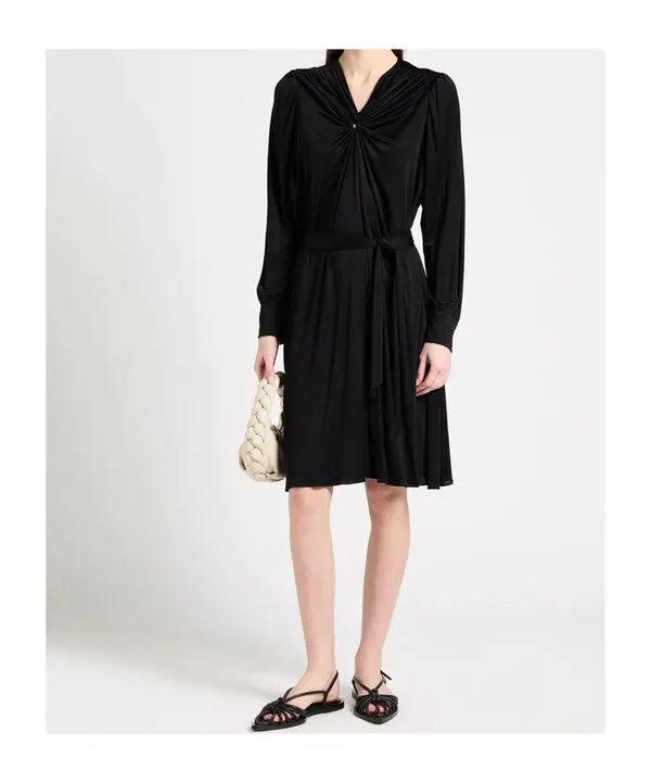 Isabel Marant Étoile Long Sleeve V-neck Dress