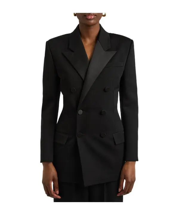 Saint Laurent Double-breasted Wool Blazer