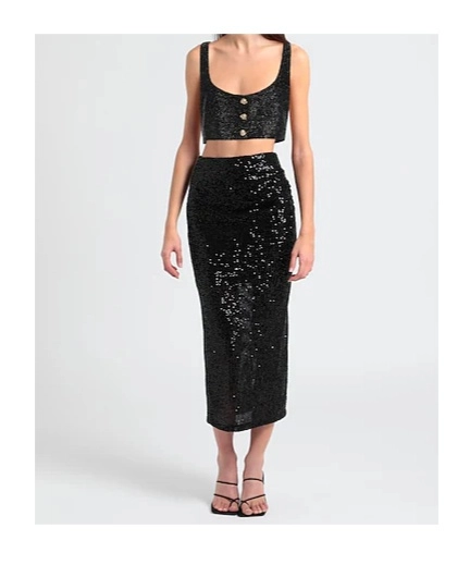 GANNI Sequined Cropped Top