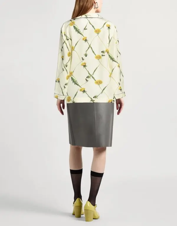 Burberry Floral Print Satin Shirt