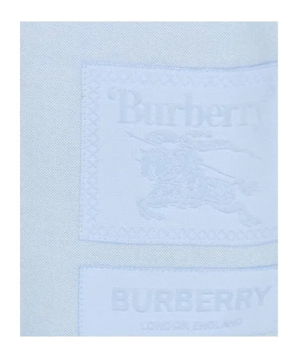 Burberry Long Sleeve Shirt Dress With Belt