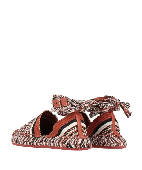 Chloé Woven Jute Sole Espadrille Sandals