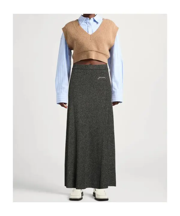 GANNI Elastic Waist Skirt