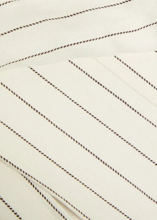 Polo Ralph Lauren Pinstriped Hemp Blazer
