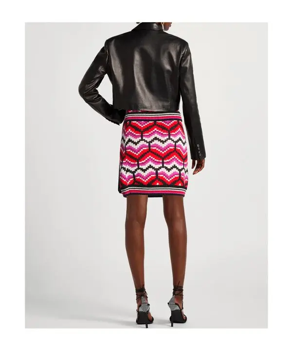 Farm Rio Elasticated Midi Skirt With Multicolor Pattern