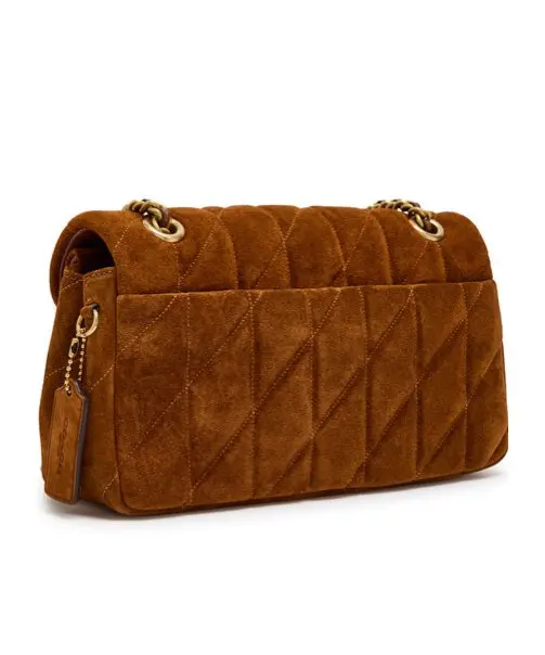 COACH Tabby 26 Quilted Suede Shoulder Bag