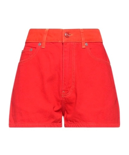 GANNI Two-tone Denim Shorts