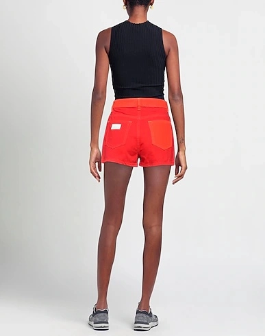 GANNI Two-tone Denim Shorts
