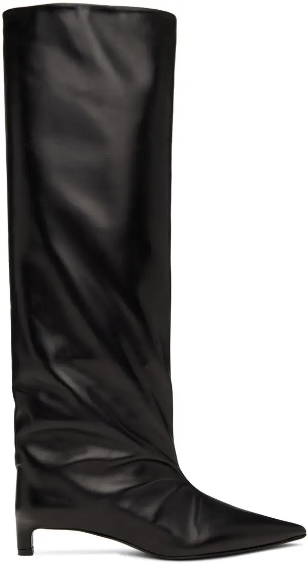 JIL SANDER Knee-high Pointed Toe Boots