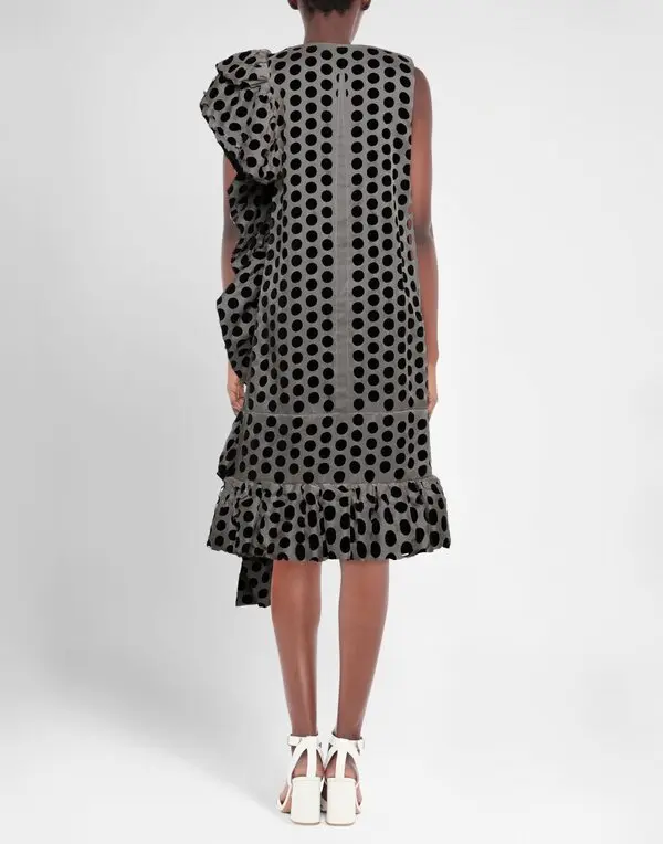 MAISON MARGIELA Polka Dot Sleeveless Dress