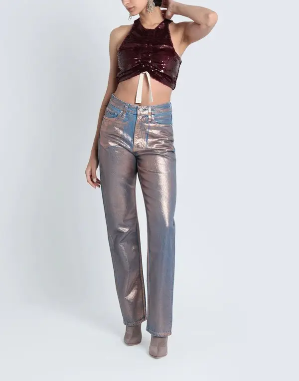GANNI Crewneck Crop Top